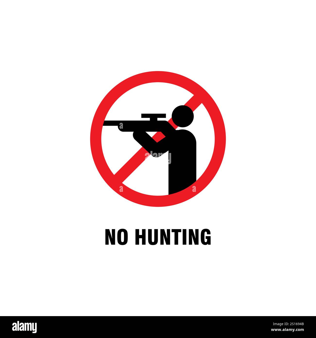 Hunting safety Stock Vector Images - Alamy