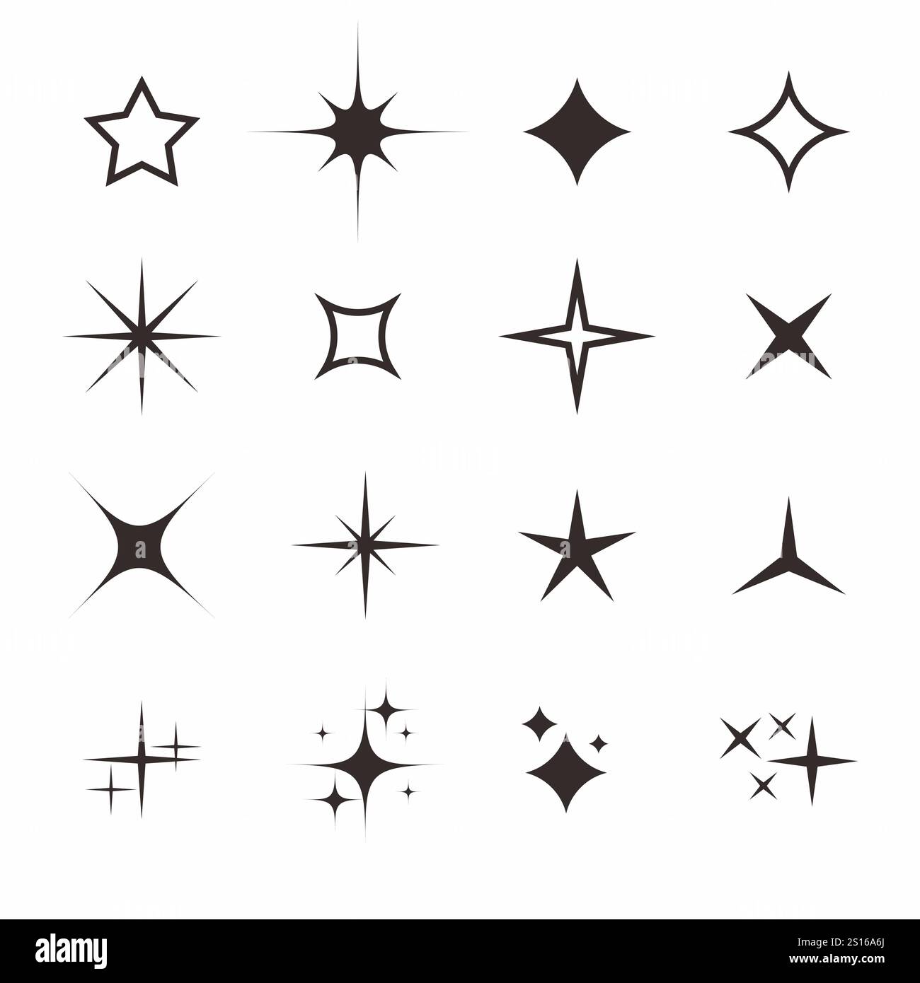 Simple star silhouette hi-res stock photography and images - Alamy