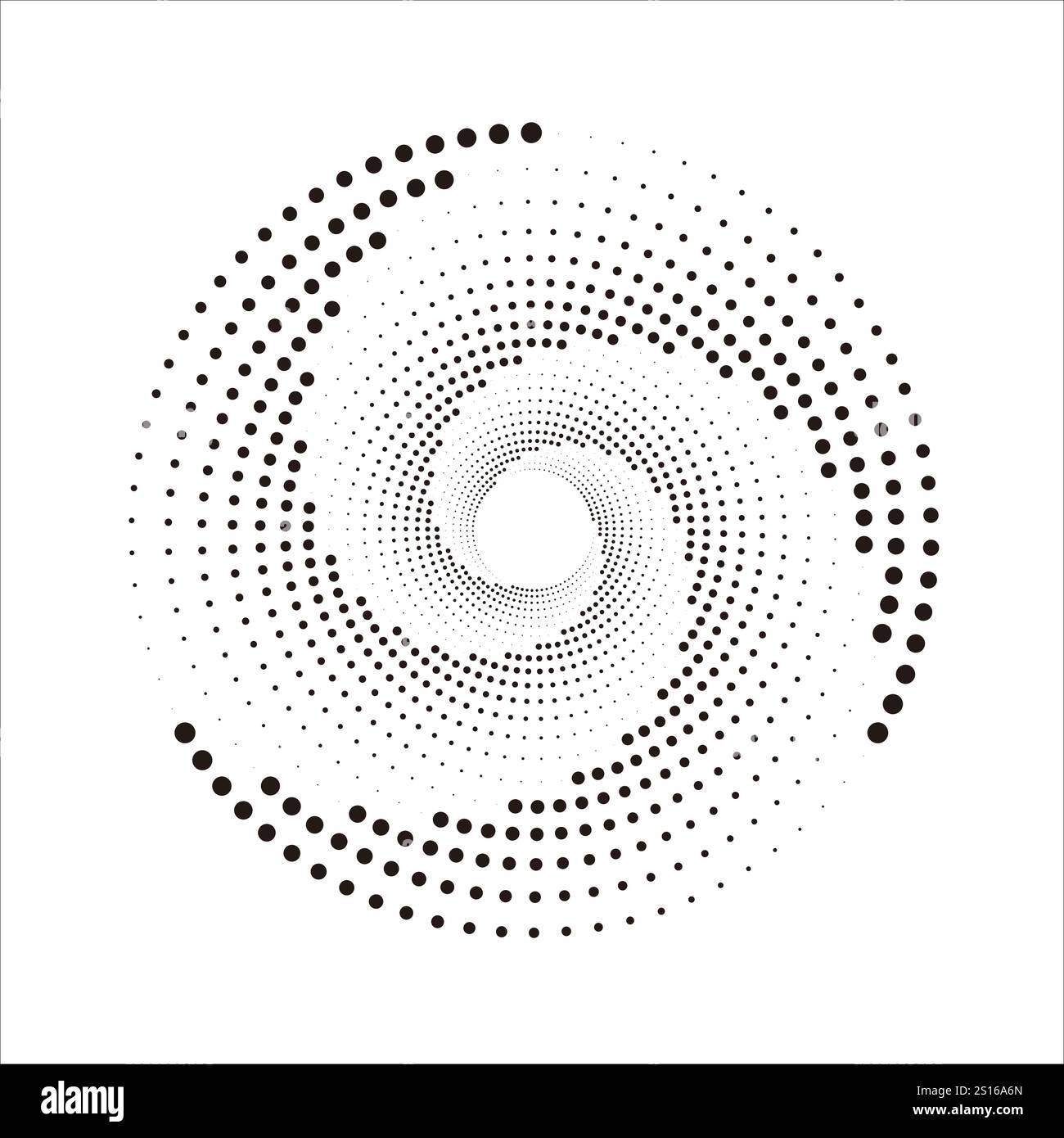abstract spiral dots shape element Stock Vector Image & Art - Alamy