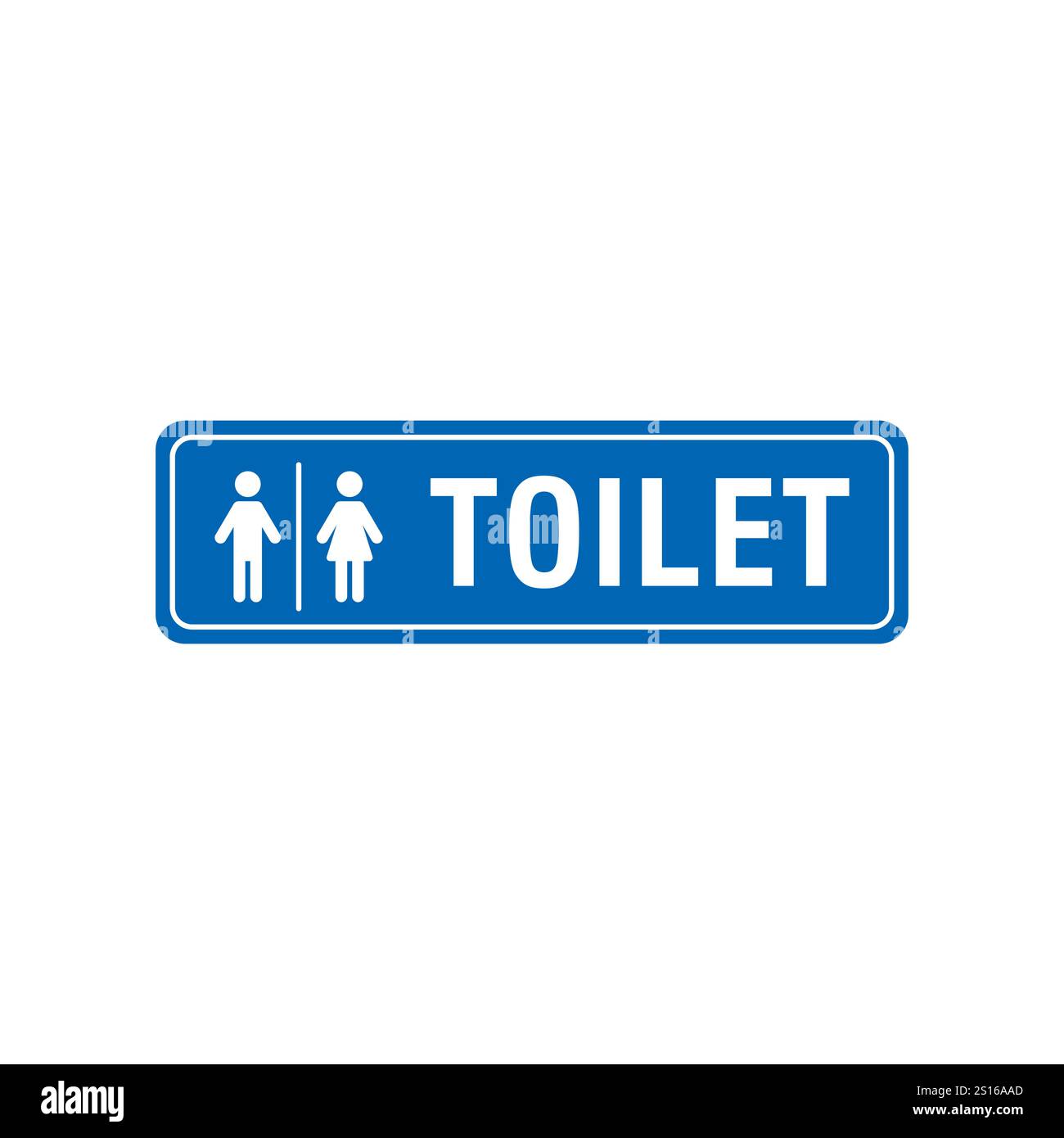 blue toilet sign illustration Stock Vector Image & Art - Alamy