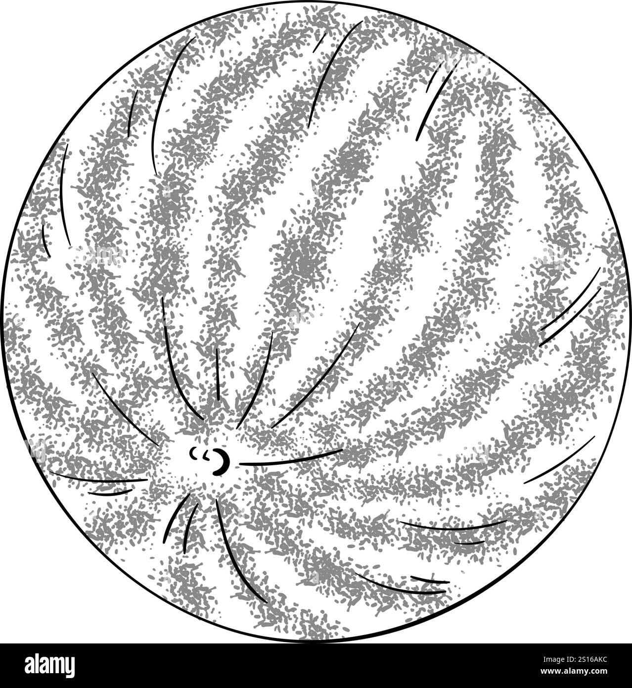 Watermelon Fruit Isolated Outline Illustration Stock Vector Image & Art ...