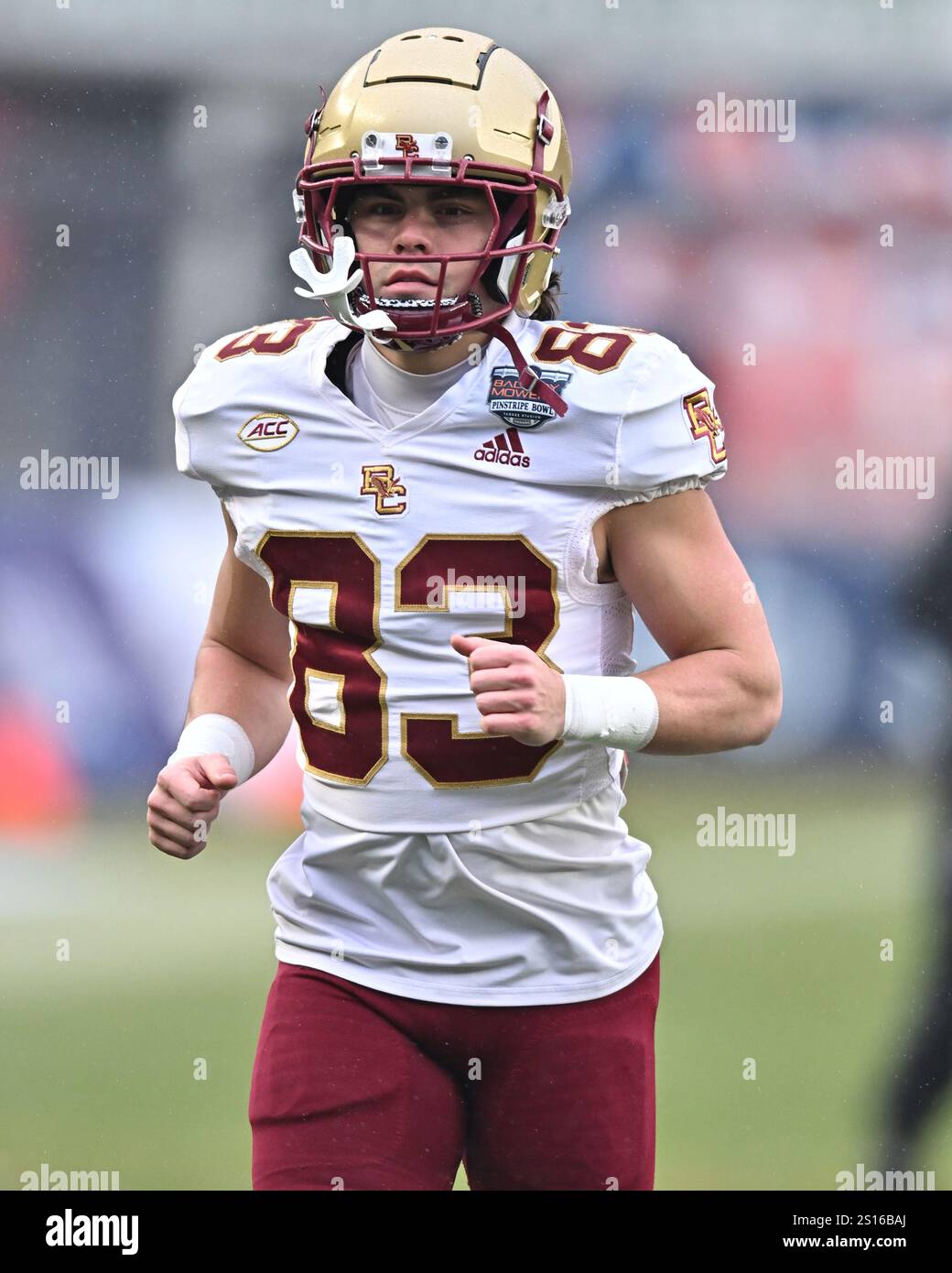 BRONX, NY - DECEMBER 28: Boston College Eagles wide receiver Luke ...