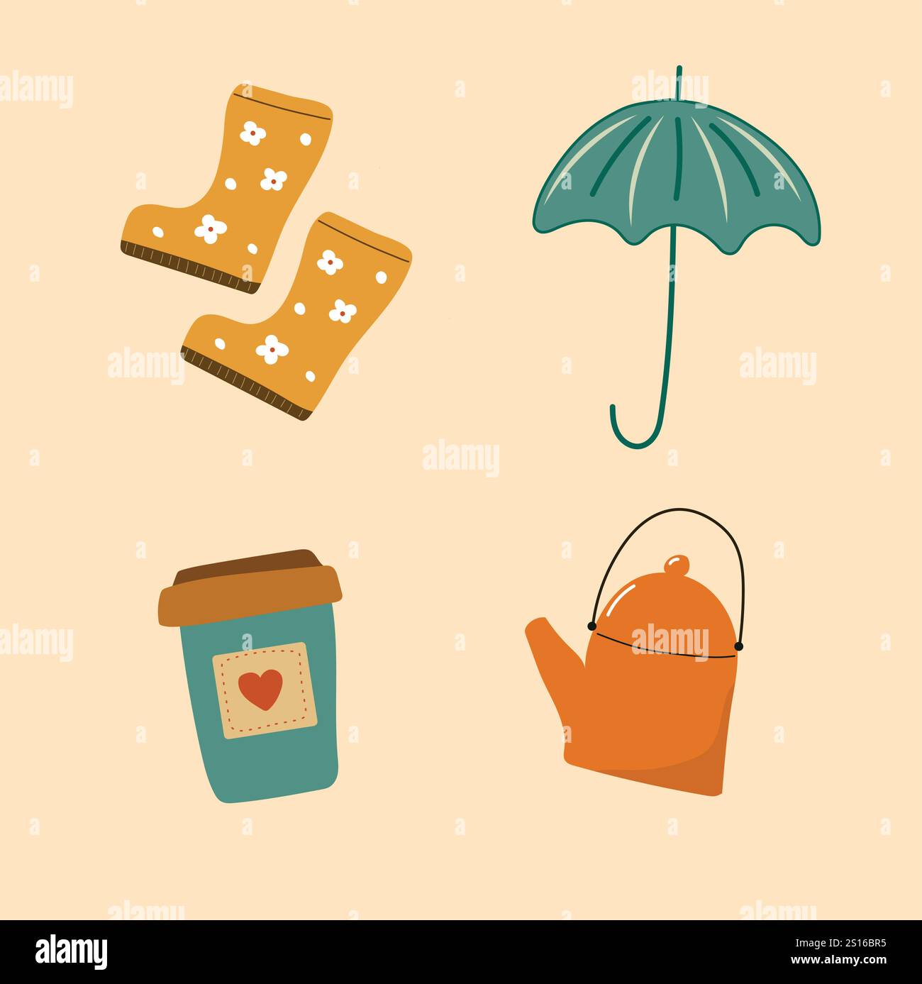 Boots autumn Stock Vector Images - Alamy