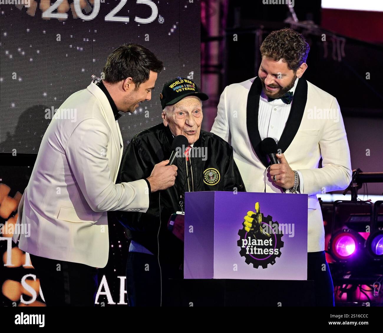 New York, USA. 01st Jan, 2025. Jonathan Bennett interviews Dominick ...