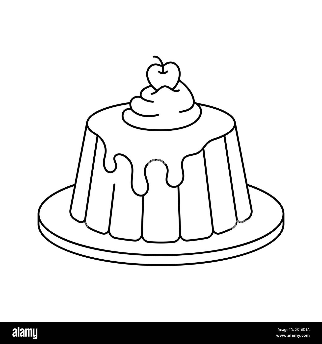 Pudding mix Stock Vector Images - Alamy