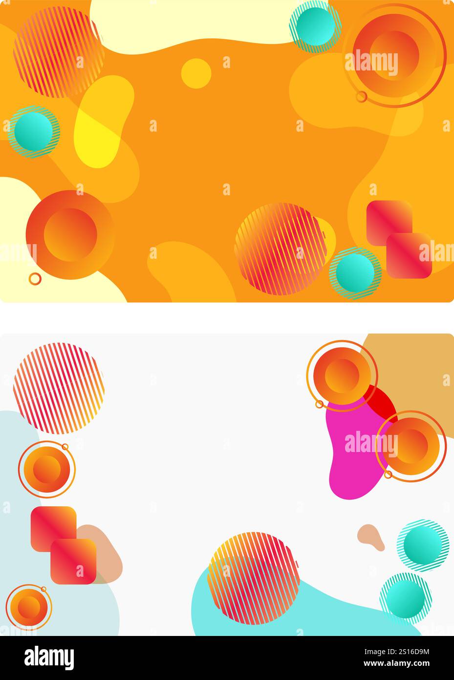 Brochure design lines squares Cut Out Stock Images & Pictures - Alamy