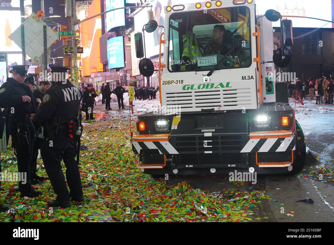 Sweeper truck from the City of New York's Department of Sanitation ...