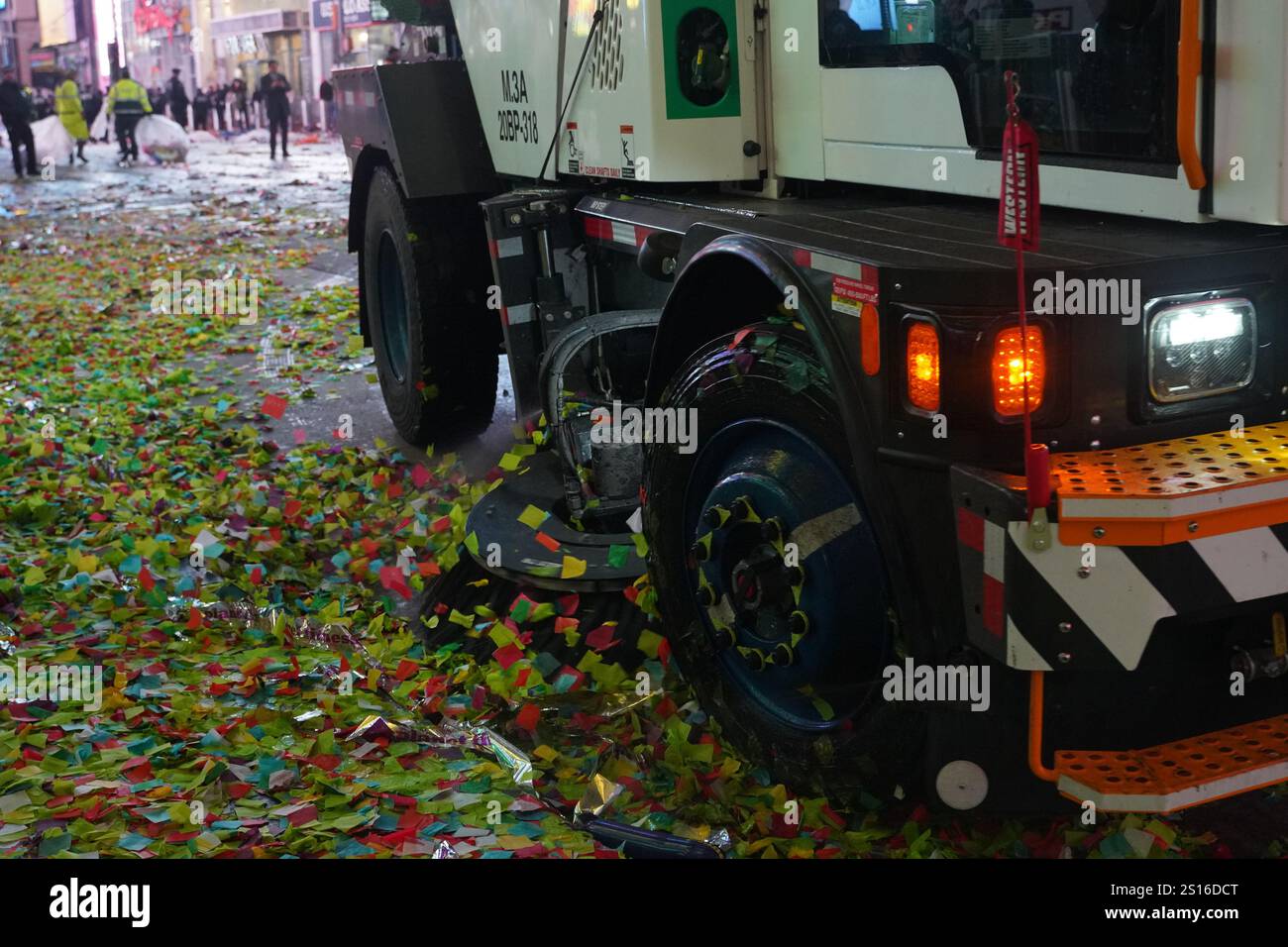 Sweeper truck from the City of New York's Department of Sanitation ...
