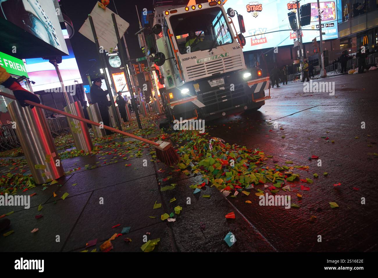 Sweeper truck from the City of New York's Department of Sanitation ...