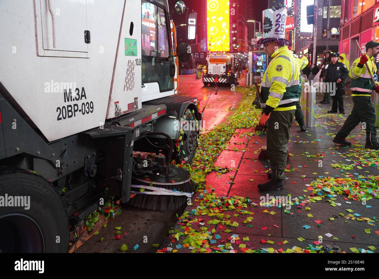 Sweeper truck from the City of New York's Department of Sanitation ...