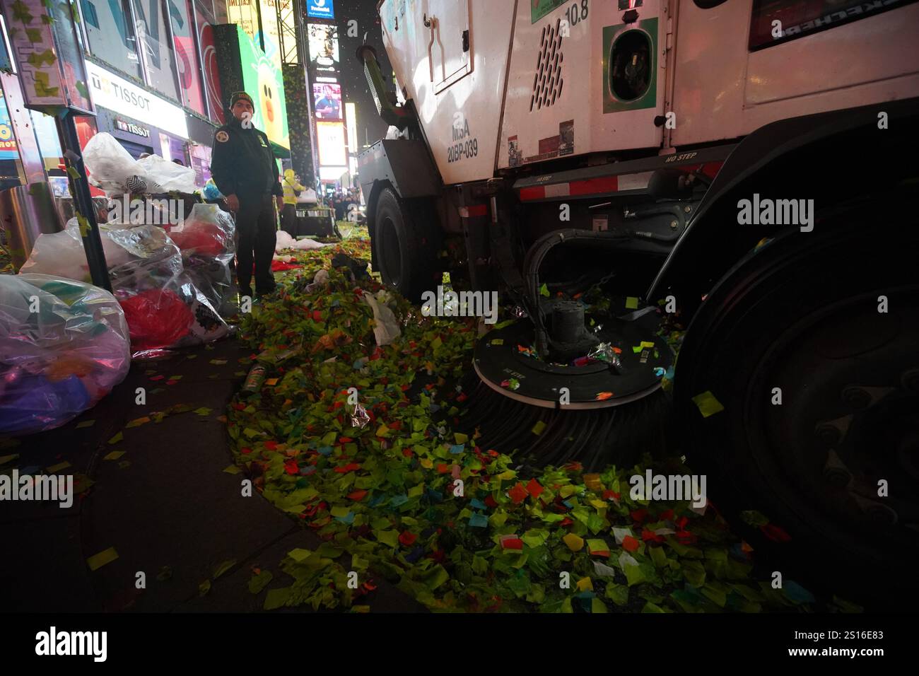 Sweeper truck from the City of New York's Department of Sanitation ...