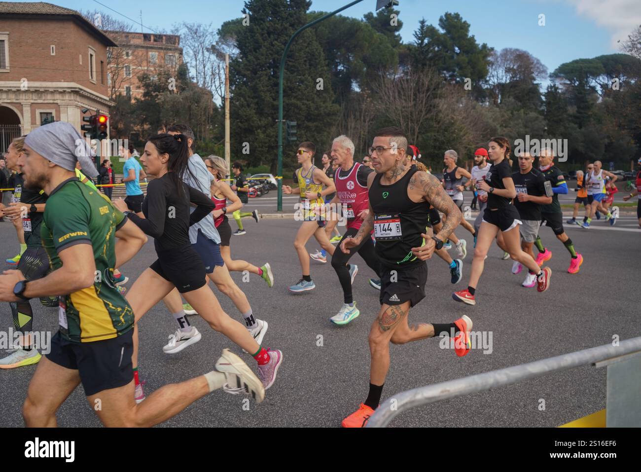 Rome, Italy. 31 December 2024 Thousands of participants take part in ...