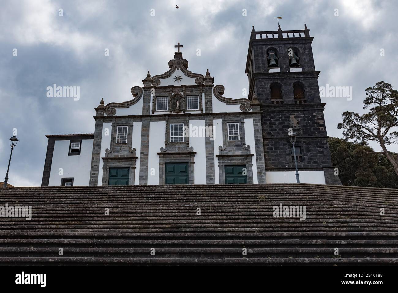 Church of Nossa Senhora da Estrela, Ribeira Grande, Sao Miguel Island ...