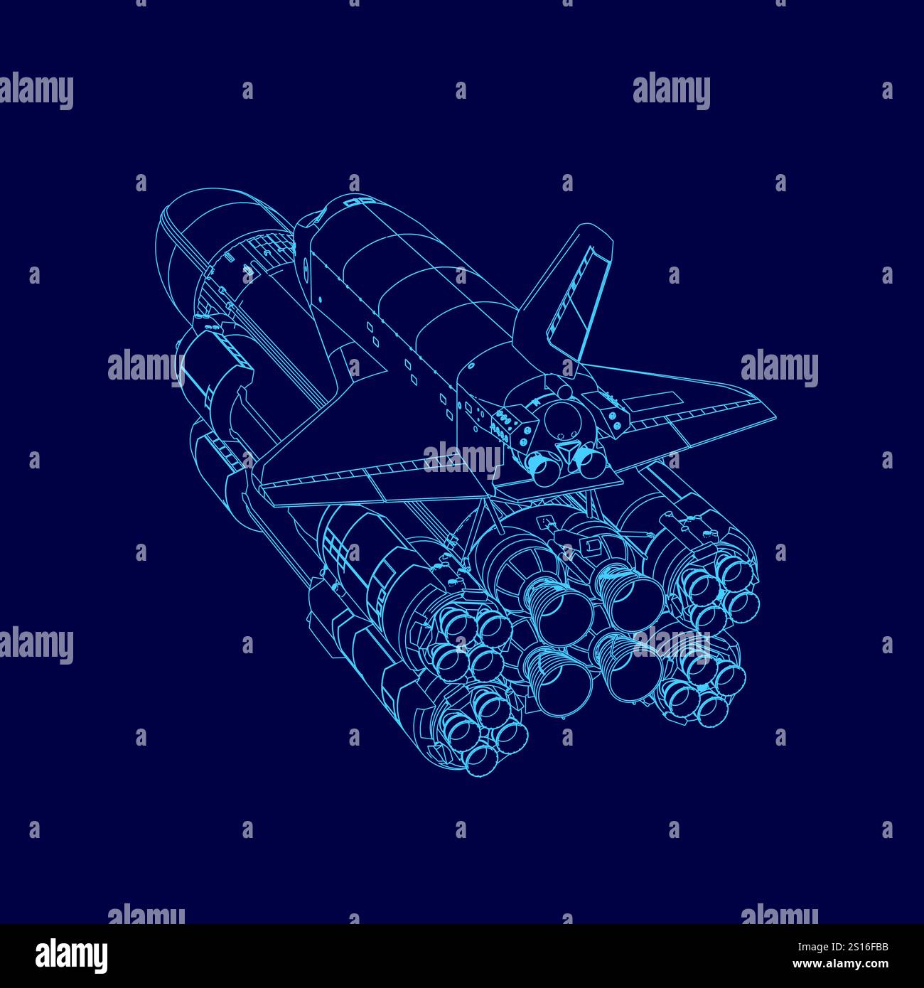 Space shuttle sketch hi-res stock photography and images - Alamy