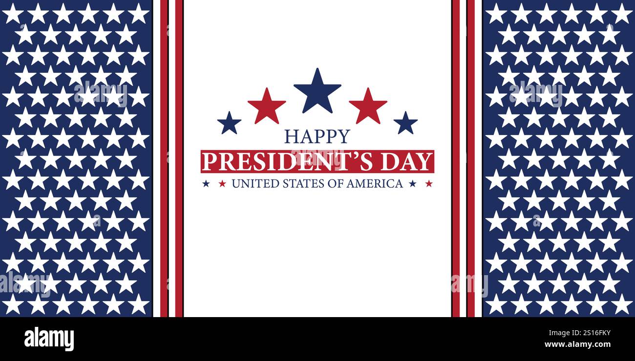 President's Day wallpaper with shapes and typography, banner, card ...