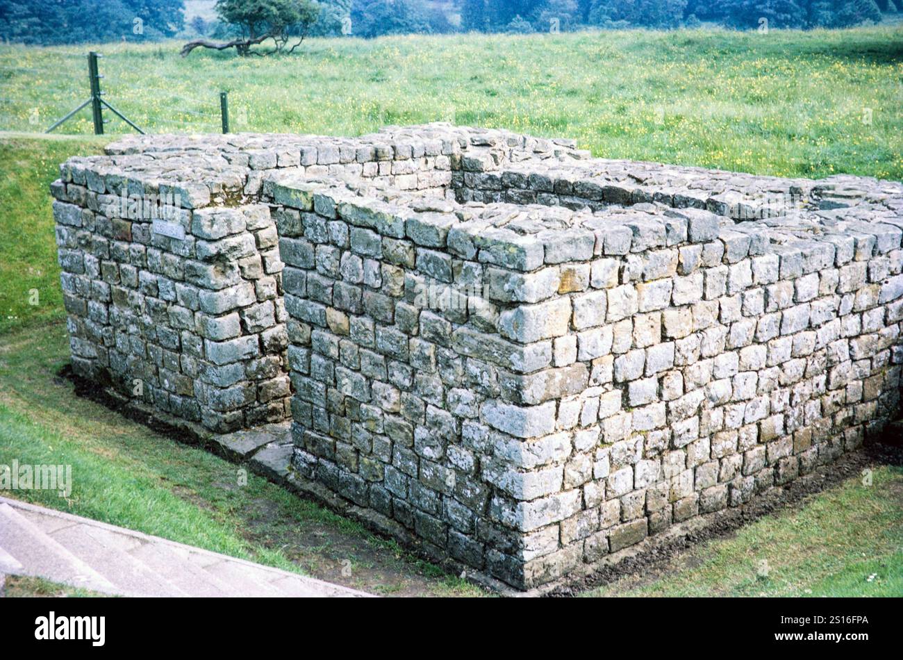 Archaeological society visit to Hadrian's Wall, Northumberland, England ...