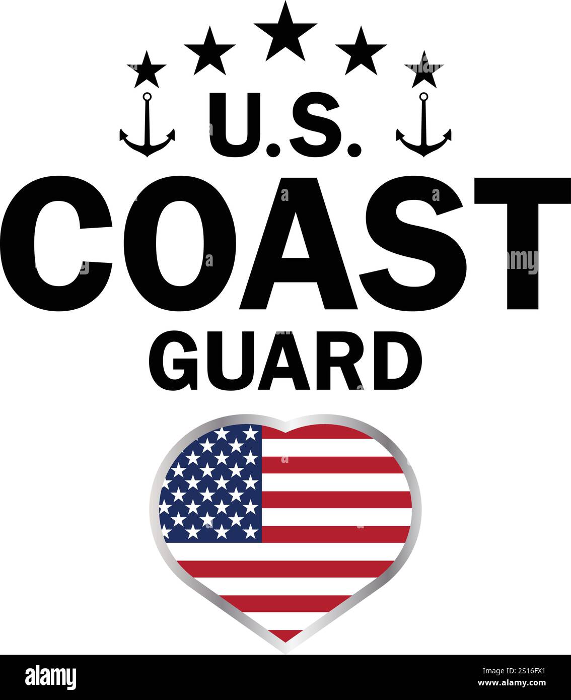 US Coast Guard modern background Stock Vector Image & Art - Alamy