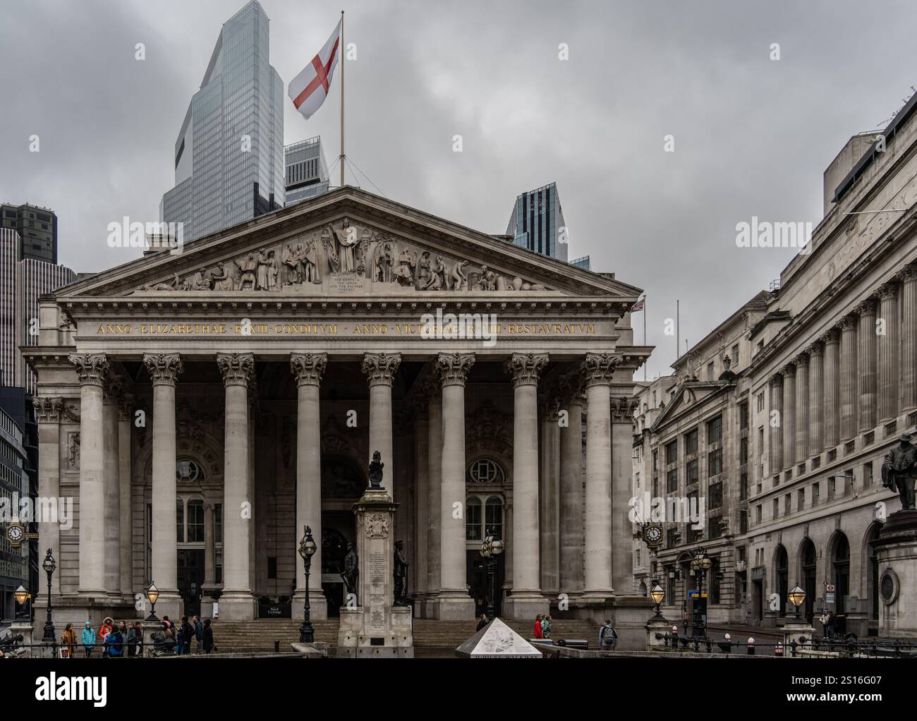 the Royal Exchange in london Stock Photo - Alamy