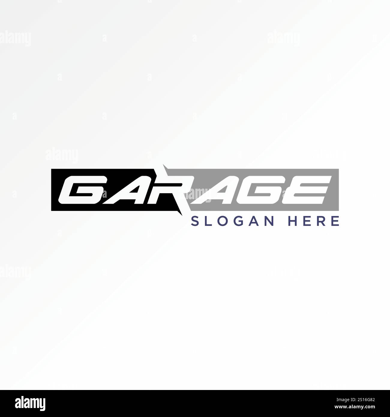 Logo design graphic concept creative premium vector stock image graphic text word Garage font ...