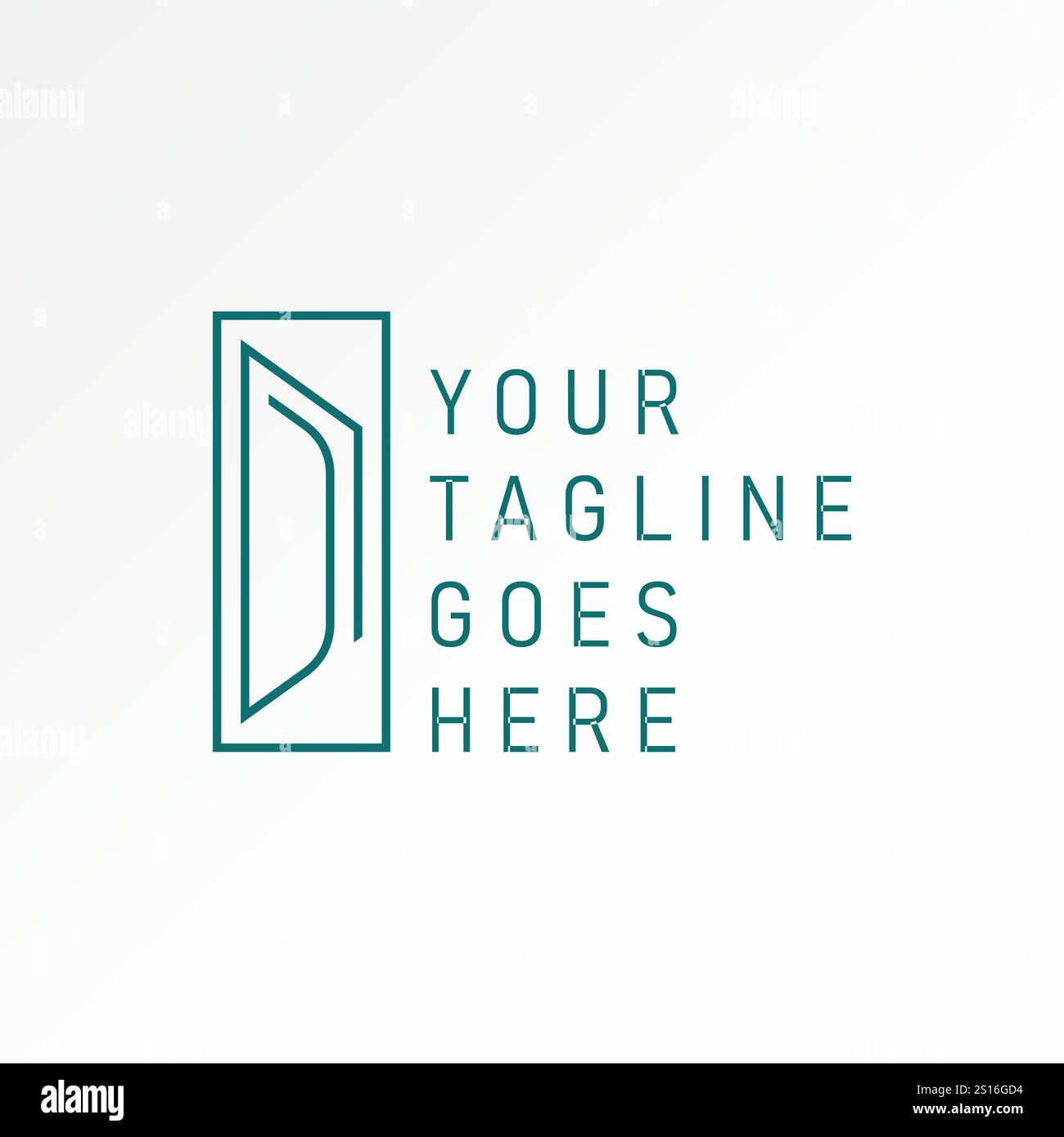 Logo design graphic concept creative premium vector stock image graphic initial DN or ND font ...