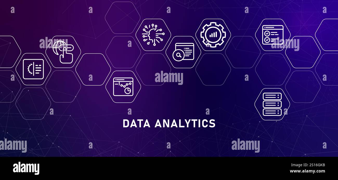 Data analytics big database interpretation gradients information research statistics technology ...