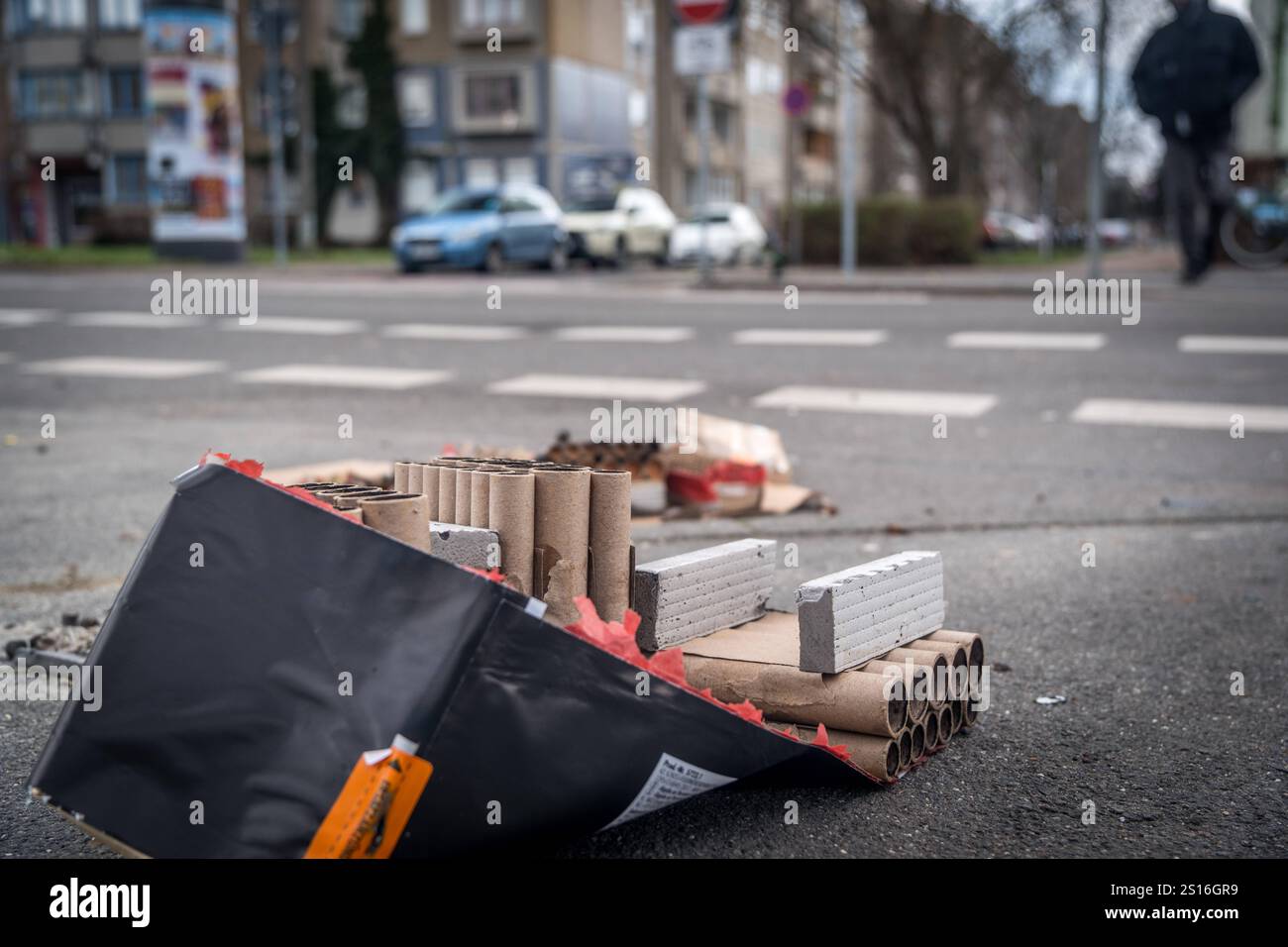 Feuerwerkt sieht schön aus, die Reste davon weniger. Am Neujahrsmorgen ...