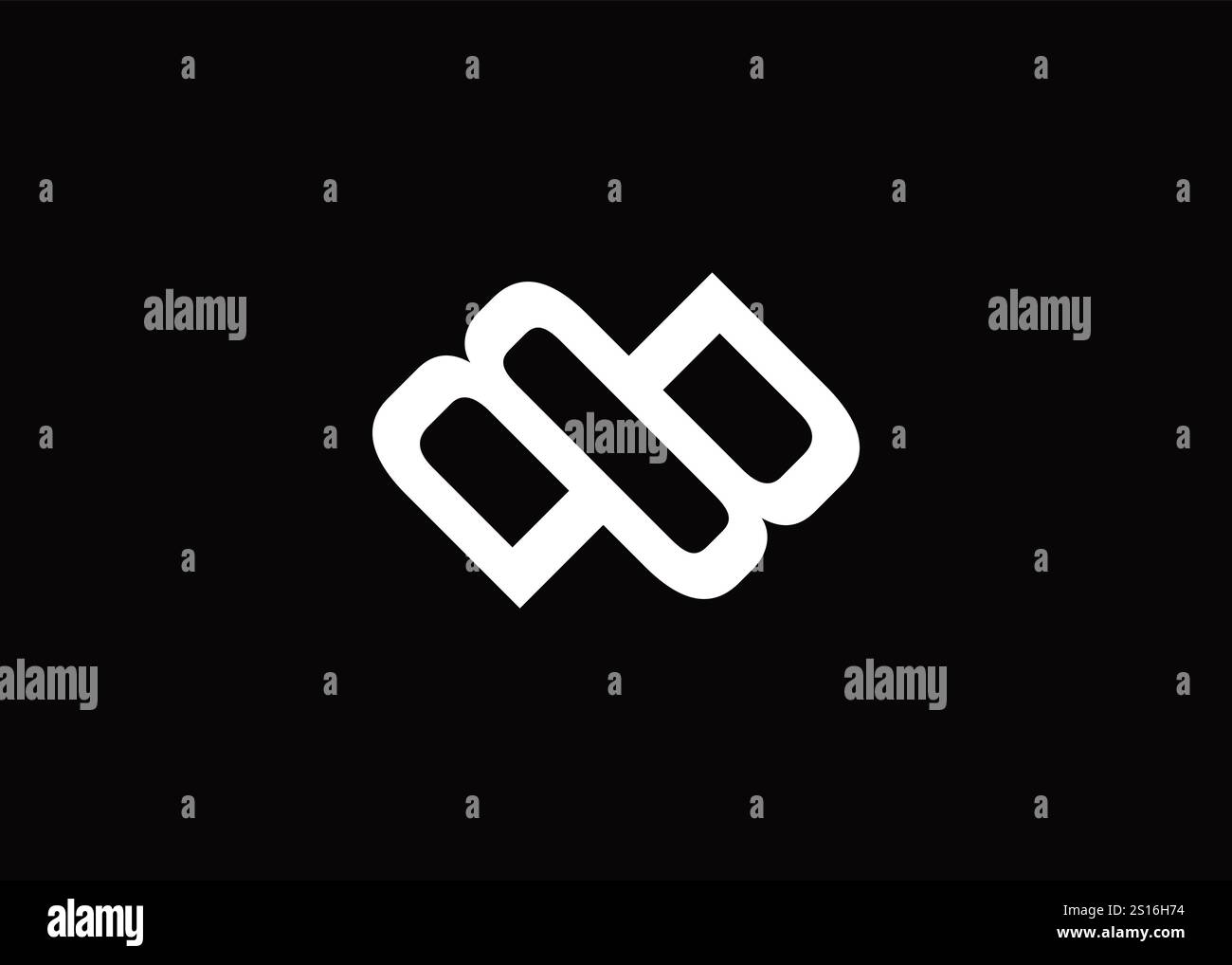 Minimalist letter B B logo template Stock Vector Image & Art - Alamy