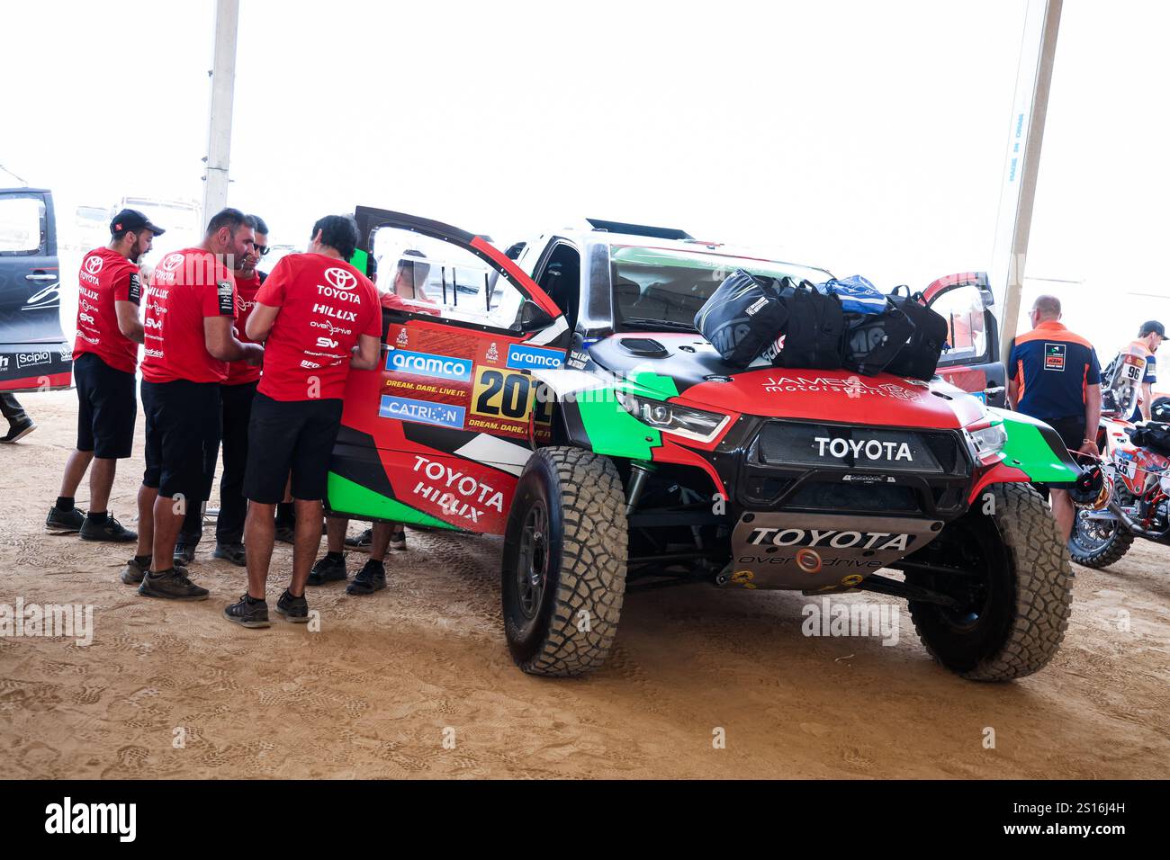 201 AL RAJHI Yazeed (sau), GOTTSCHALK Timo (ger), Toyota, Yazeed Racing ...