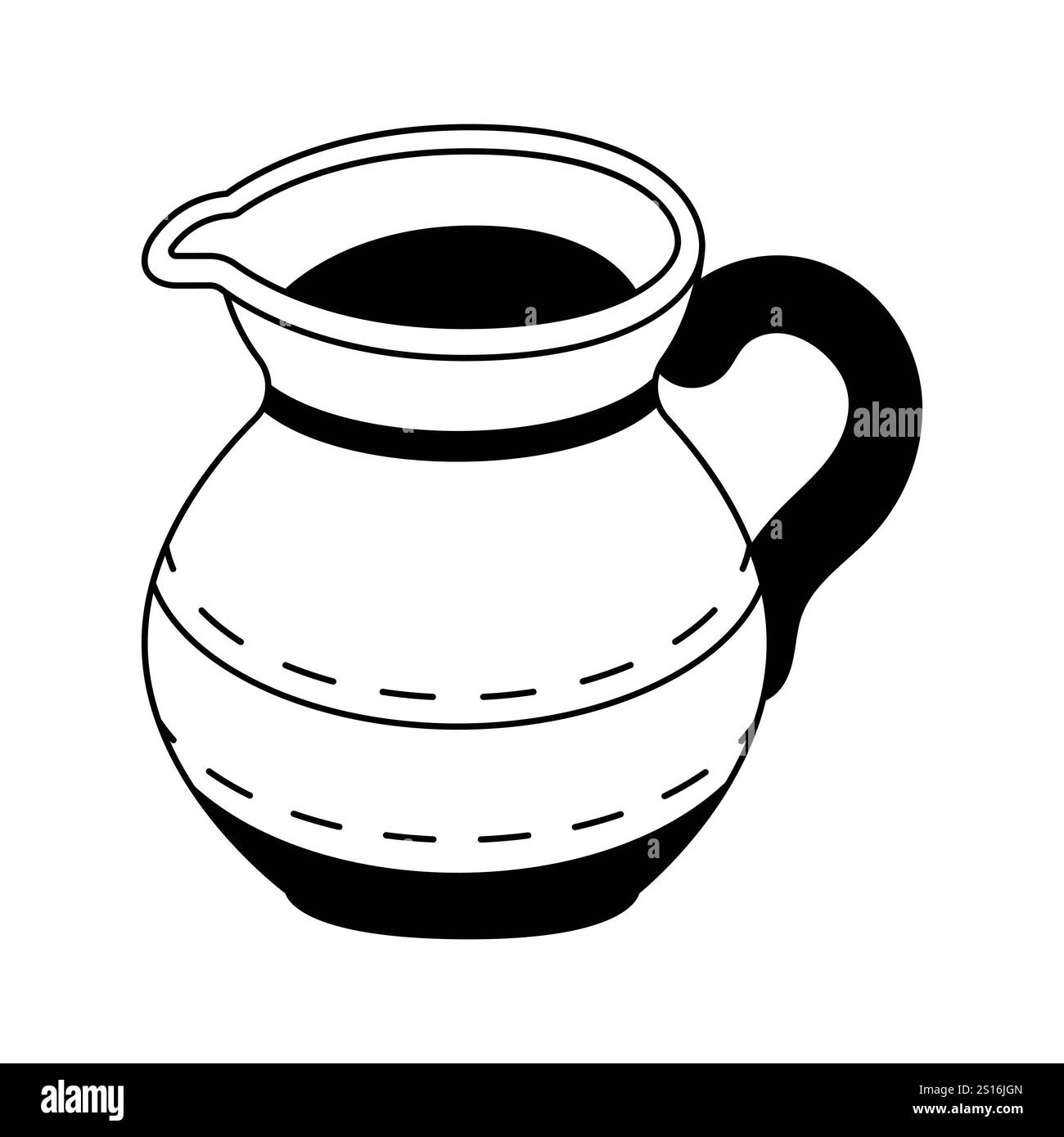 Rustic milk jug vector design, perfect for dairy, farm, and country ...