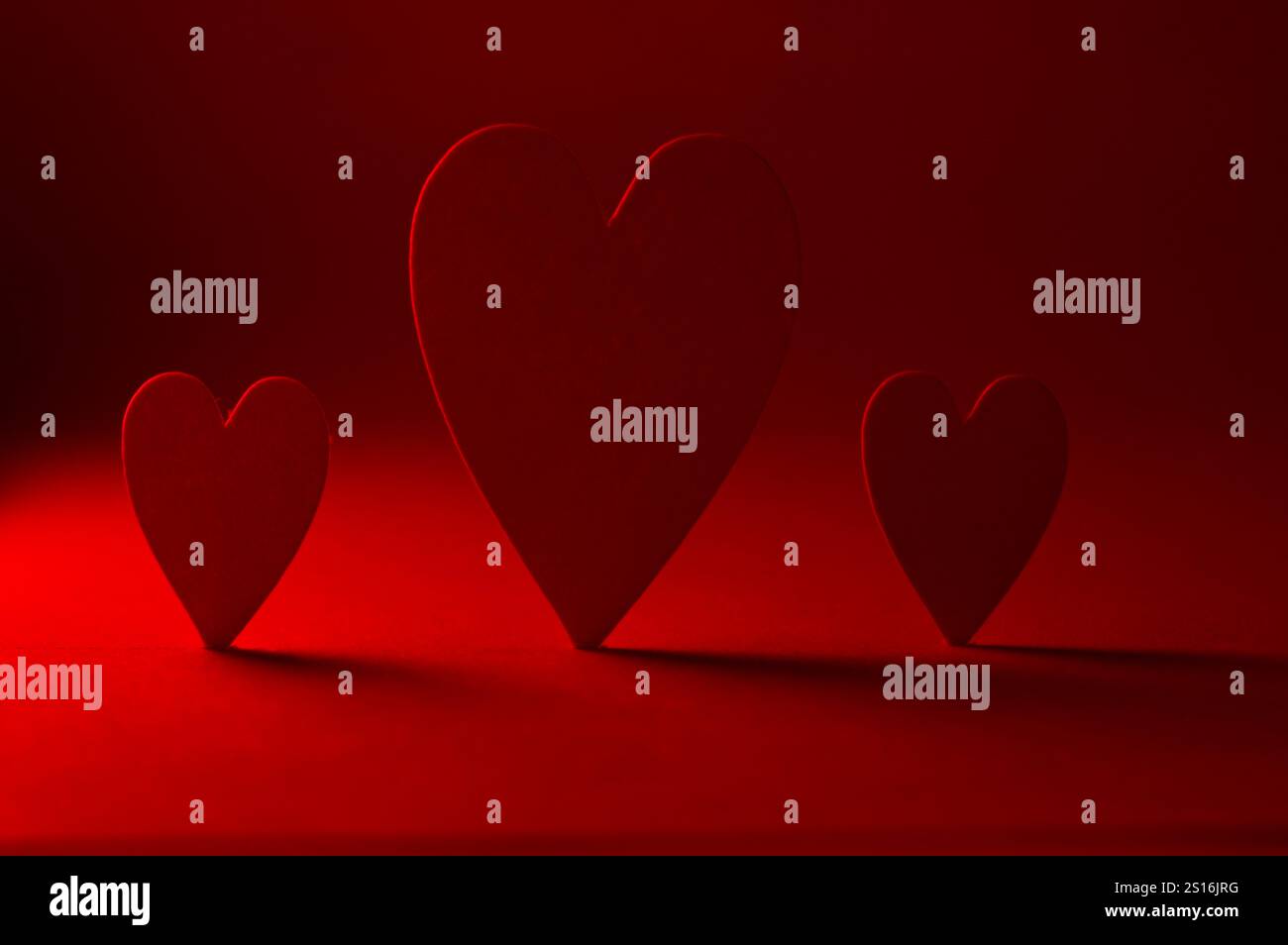 Three hearts hi-res stock photography and images - Alamy