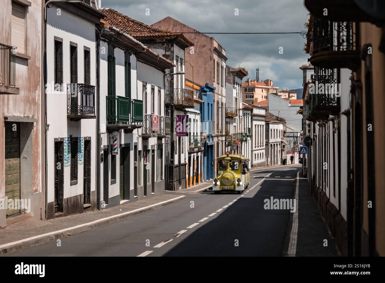 Architecture details street view at Ponta Delgada San Miguel Azores ...