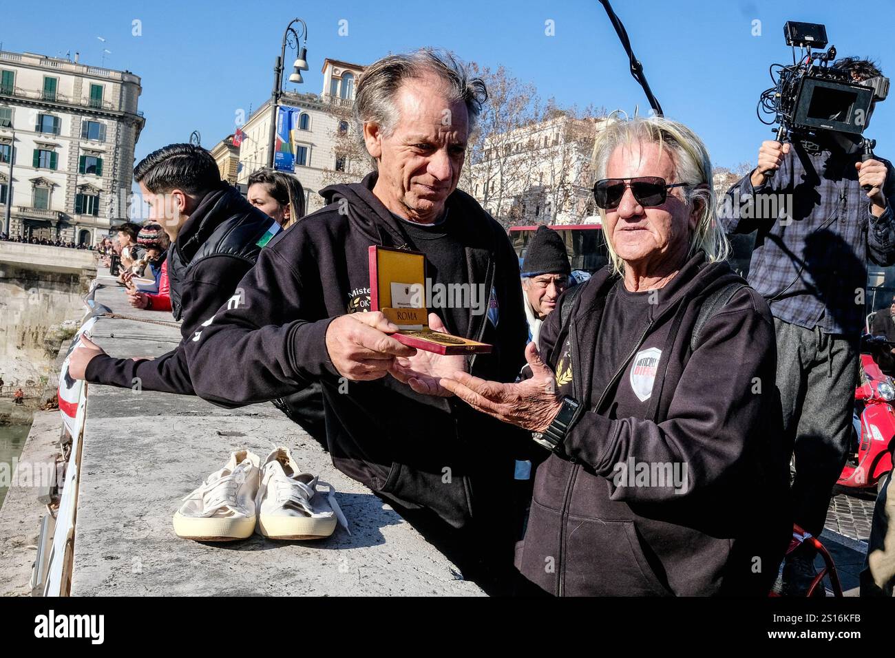 Roma, Italia. 01st Jan, 2025. Marco Fois il nuovo Mr Ok riceve il ...