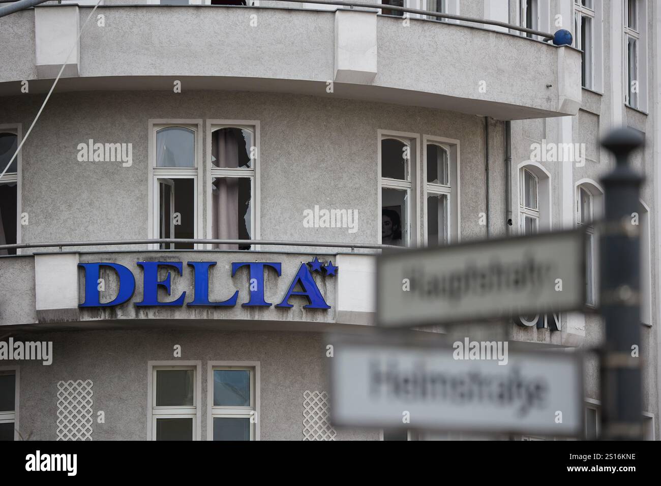 Berlin, Germany. 01st Jan, 2025. The explosion of a suspected bullet ...