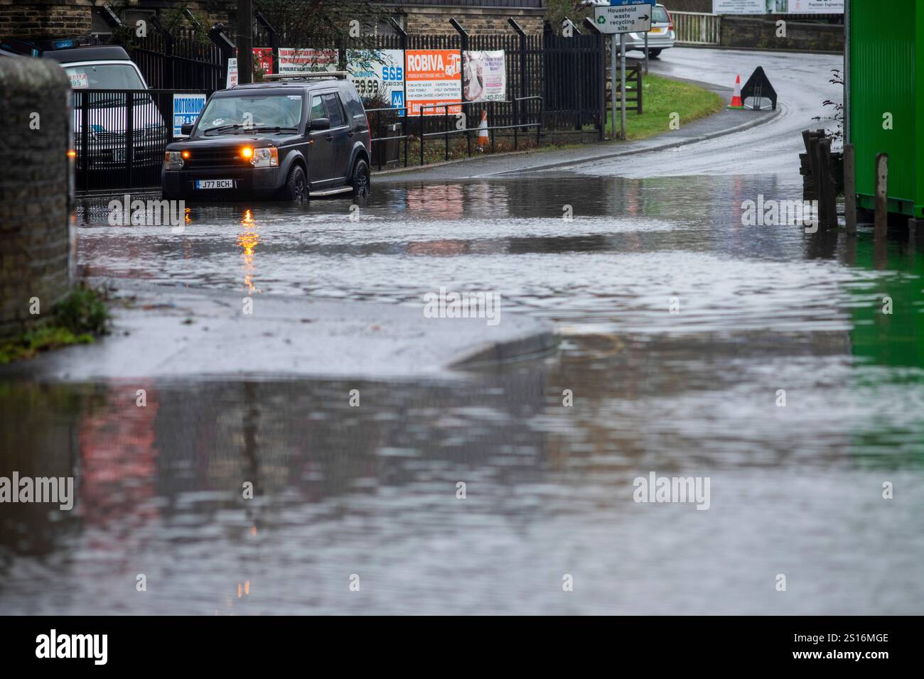 West Yorkshire, UK. 1st January, 2024. UK Weather.Shelf, West Yorkshire ...