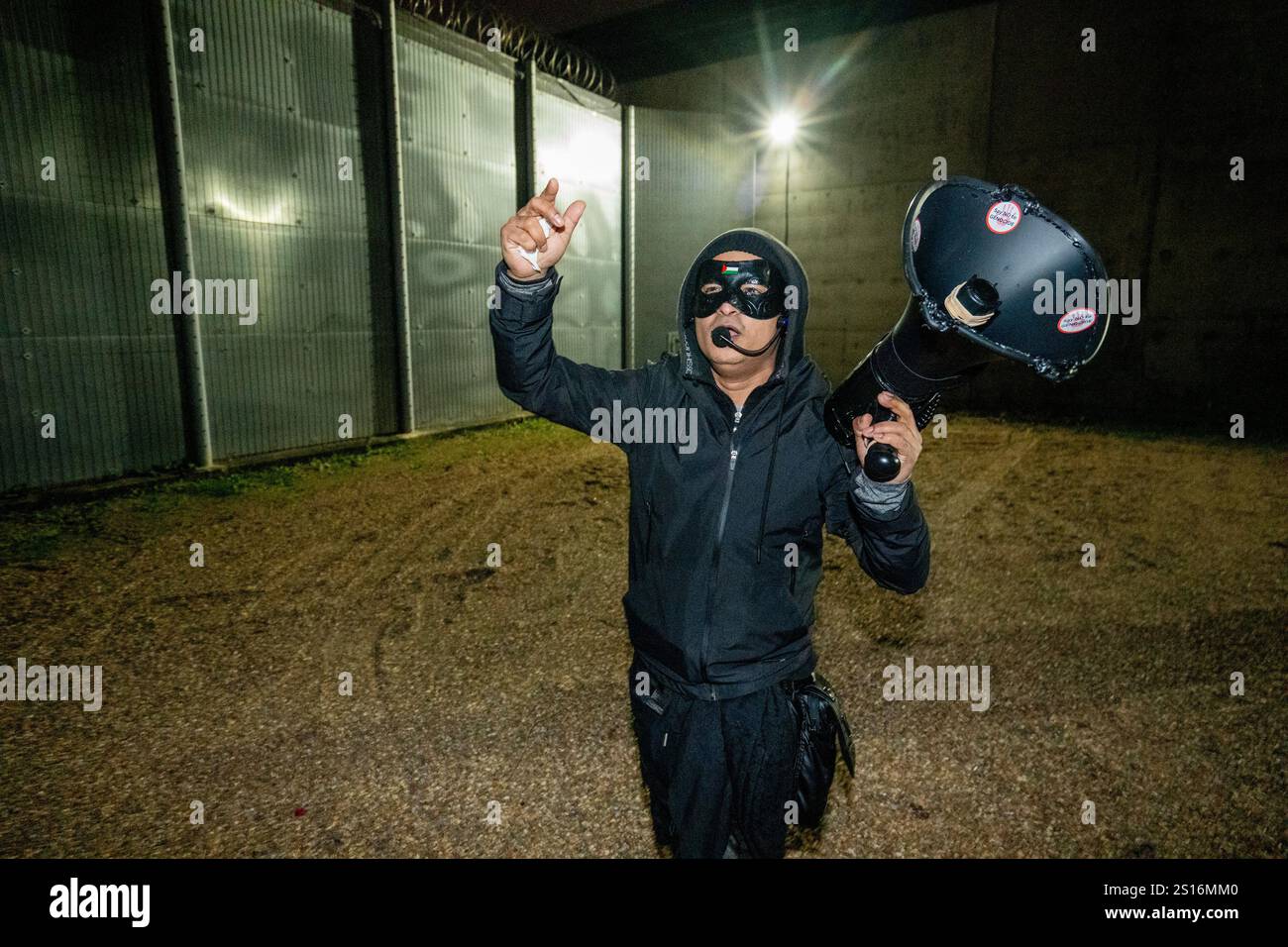 London, England, 31st Dec 2024. Hundreds of Palestine Action protestors ...