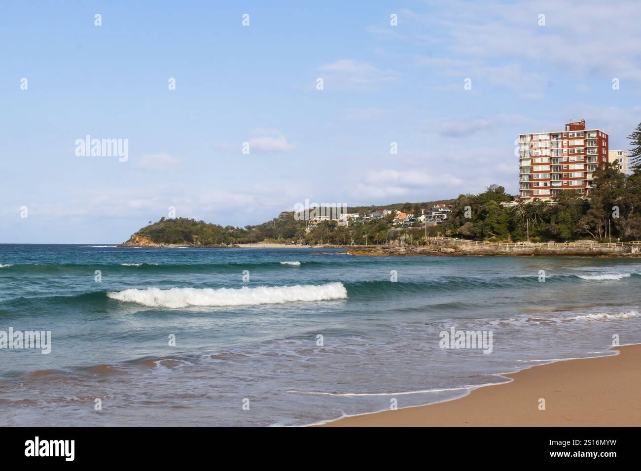 The famous Bondi beach in Sydney in Australia. Empty no people Stock ...