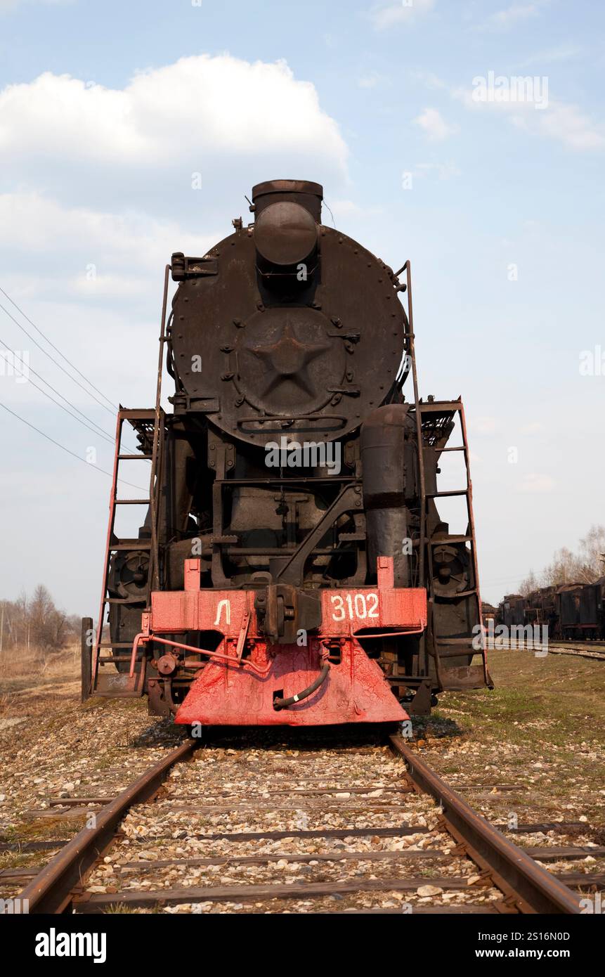 Historic steam train on an abandoned branch line Stock Photo - Alamy