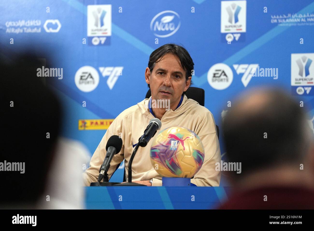 Riyadh, Saudi Arabia. 01st Jan, 2025. Inter Milan's head coach Simone ...