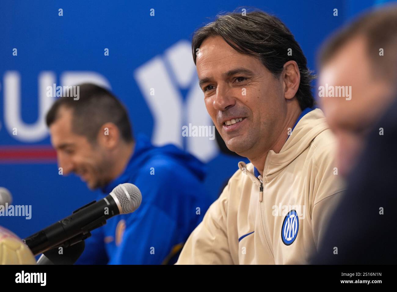Riyadh, Saudi Arabia. 01st Jan, 2025. Inter Milan's head coach Simone ...