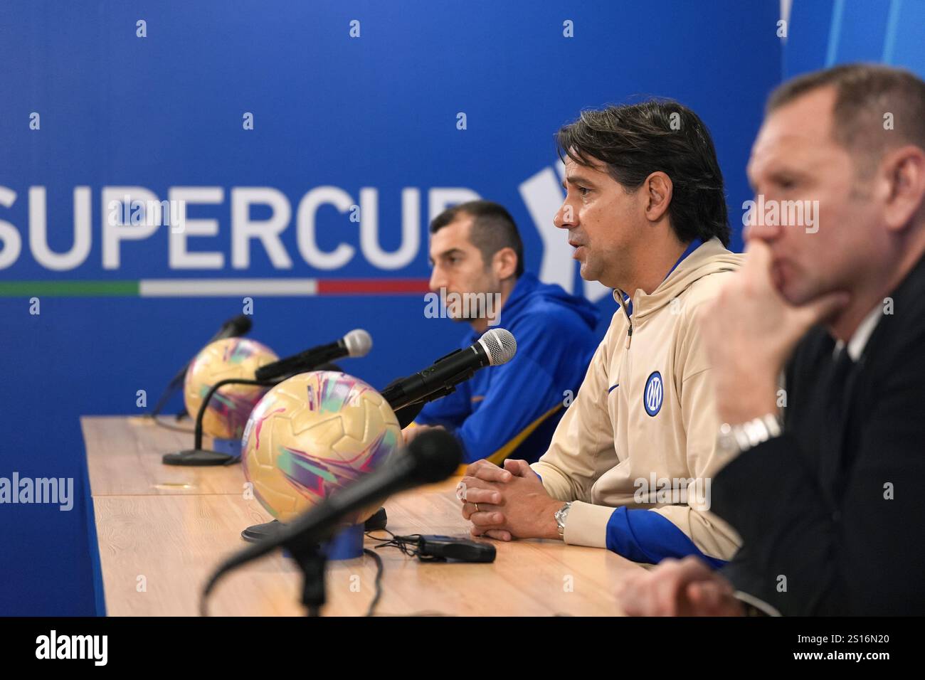 Inter Milan’s head coach Simone Inzaghi during the EA Sports FC ...