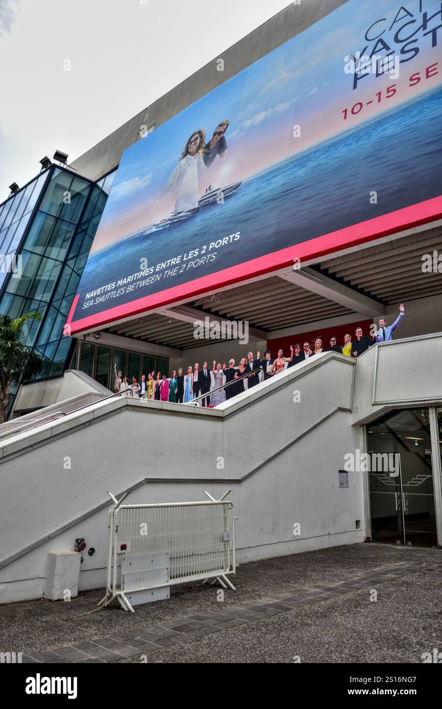 Cannes, France - September 7th 2024 : Festivals and Congress Palace ...