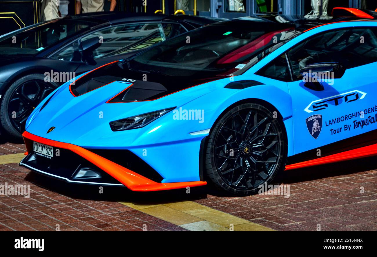 Cannes, France - September 7th 2024 : Beautiful blue and orange ...