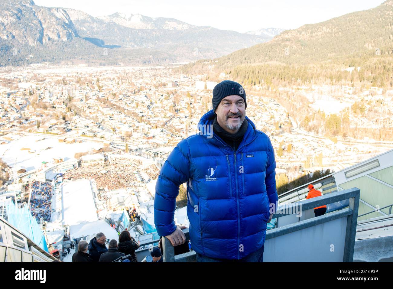 Markus Soeder (CSU Ministerpraesident Bayern) auf der Schanze, GER, FIS ...