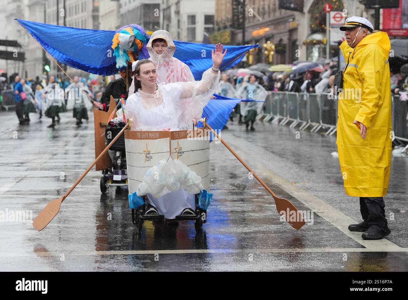 Performers during the New Year's Day Parade in central London. Picture ...