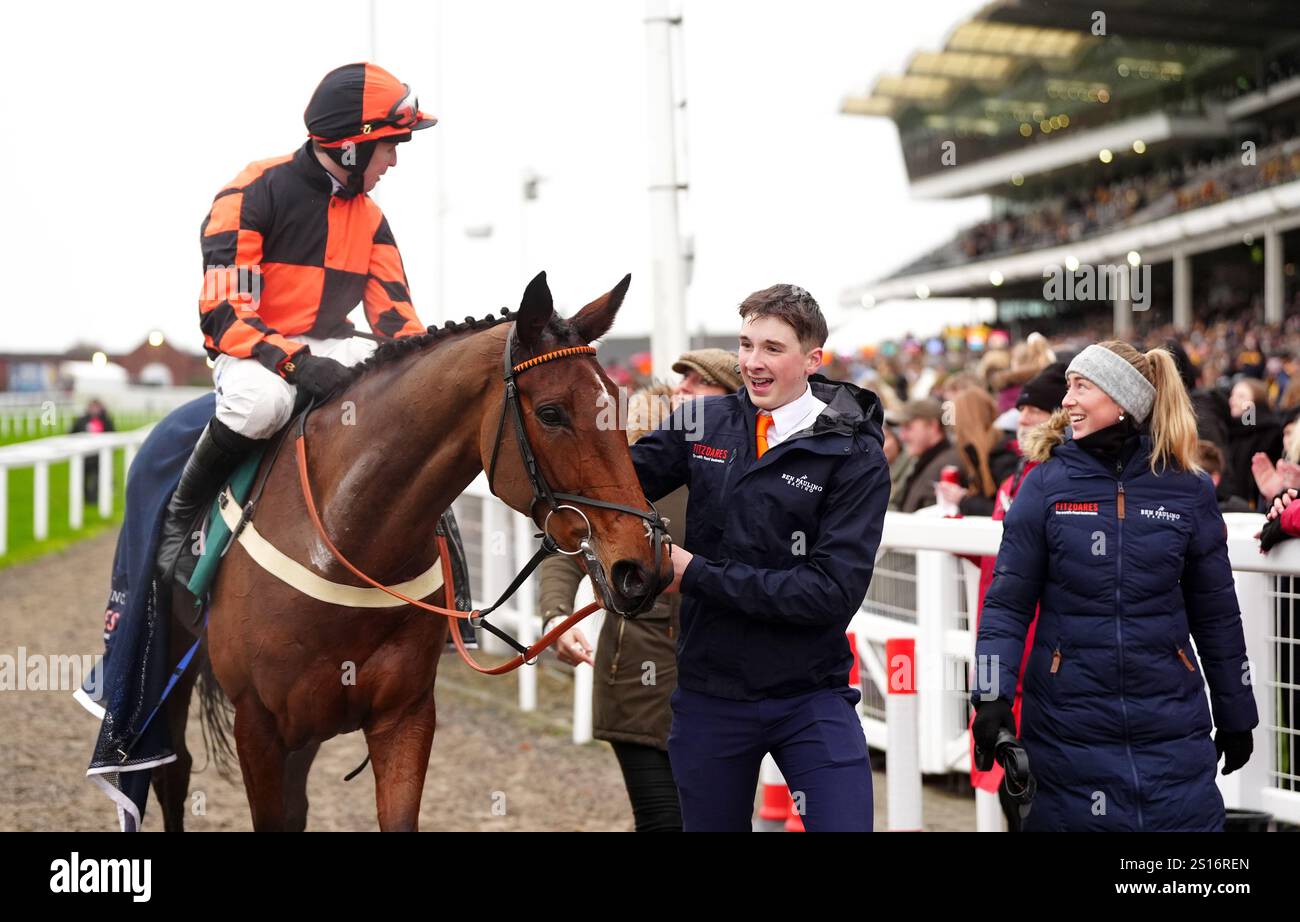 Diva Luna ridden by Kielan Woods after winning the Richmond Villages ...