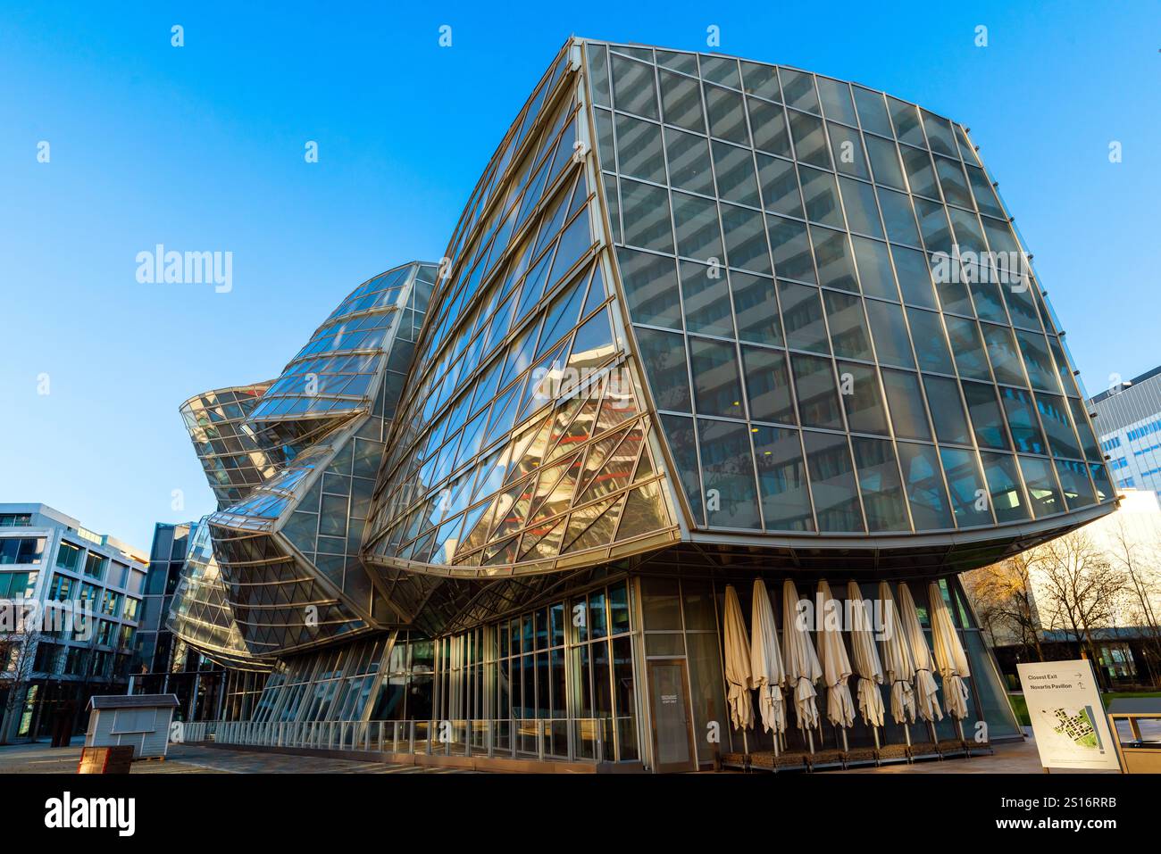 The Novartis Pharma office building was designed by Frank O. Gehry ...