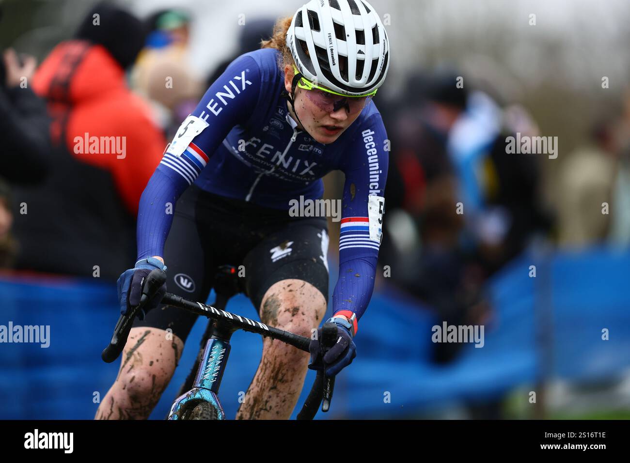 Baal, Belgium. 01st Jan, 2025. Dutch Puck Pieterse pictured in action ...