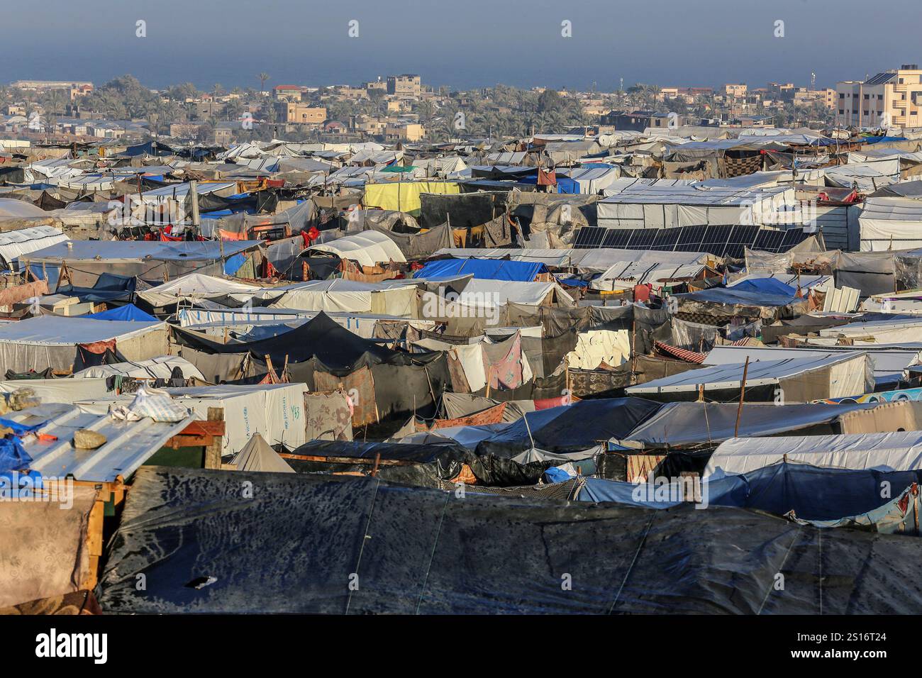Khan Yunis, Palestinian Territories. 01st Jan, 2025. A general view ...