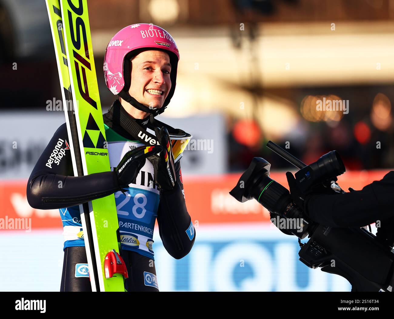 Garmisch Partenkirchen, Germany. 01st Jan, 2025. Nordic skiing/ski jumping: Four Hills ...