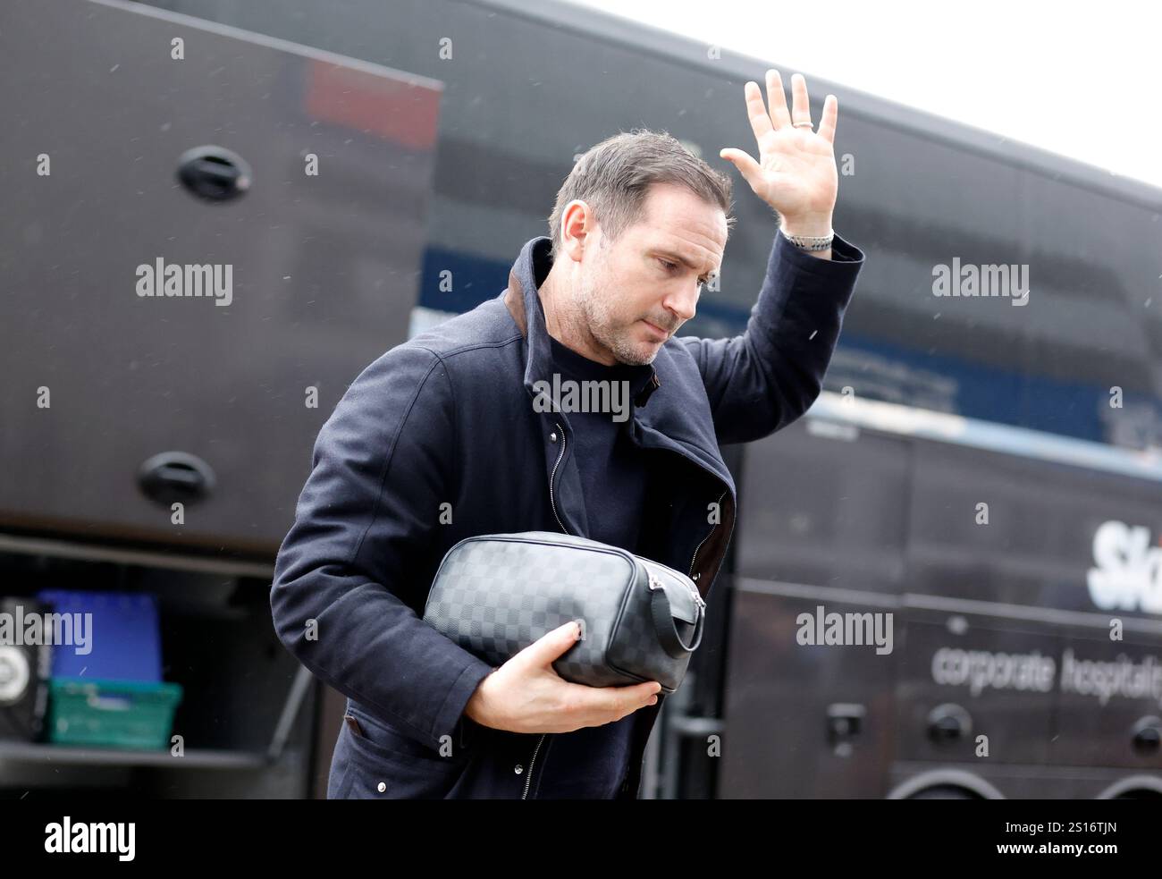 Coventry City head coach Frank Lampard arrives ahead of the Sky Bet ...
